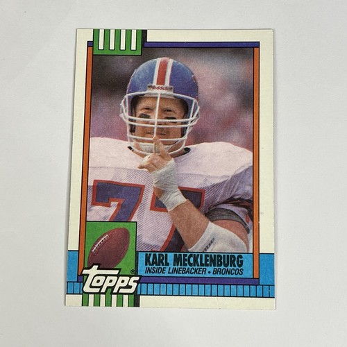 1990 TOPPS FOOTBALL Card #35 Karl Mecklenburg Denver Broncos | eBay