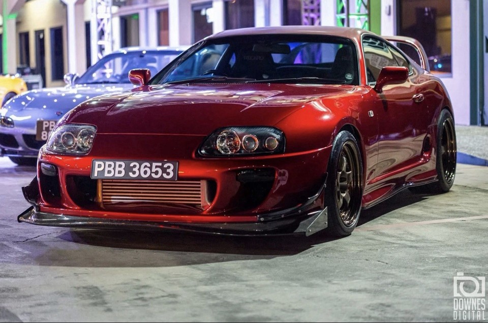 Ridox Front Lip No Tray In Carbon Fiber For Supra A80 W/Ridox Bumper | eBay