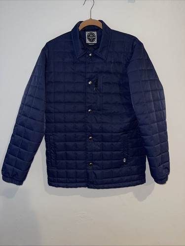Airblaster Jacket Mens Blue Quilted Freedom Collection Snowboard Ski Sz ...