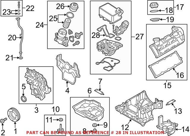059117070B Audi Oil Cooler Gasket Seal for sale online | eBay