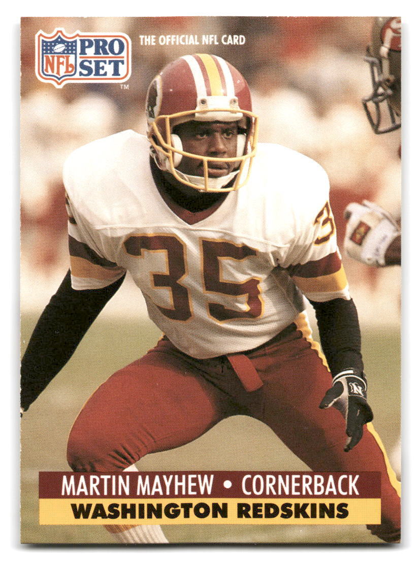 Martin Mayhew 1991 Pro Set #321 Washington Redskins FOOTBALL | eBay