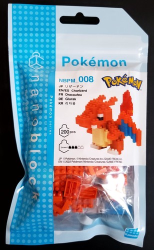 JEU CONSTRUCTION 3D JOUET FIGURINE POKEMON DRACAUFEU NBPM_008 NANOBLOCK KAWADA 4972825146248 | eBay