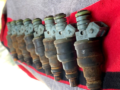 87-92 Mustang F-250 F-350 1 Pintle 24lb Fuel Injectors Ford 302 V8 E8TE ...