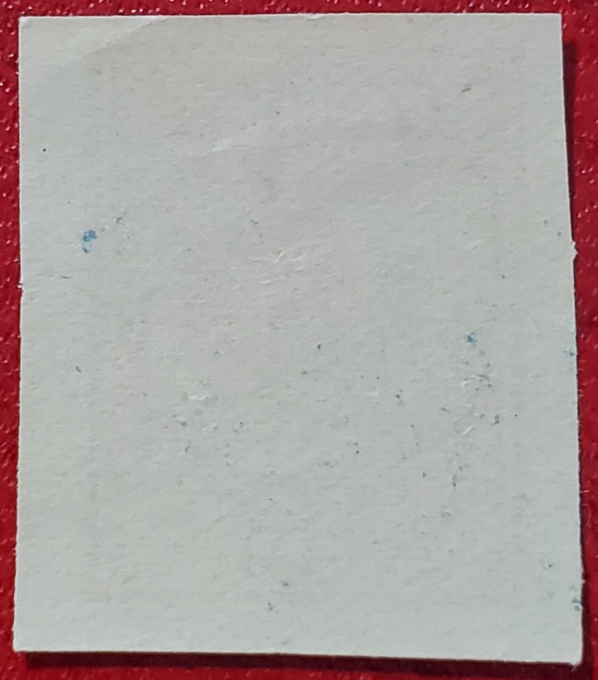 LATVIA RUSSIAN EMPIRE 1928 PYCCKAR NOYTA STAMP 15Kr ORGANGE IMPERF F/VF ...