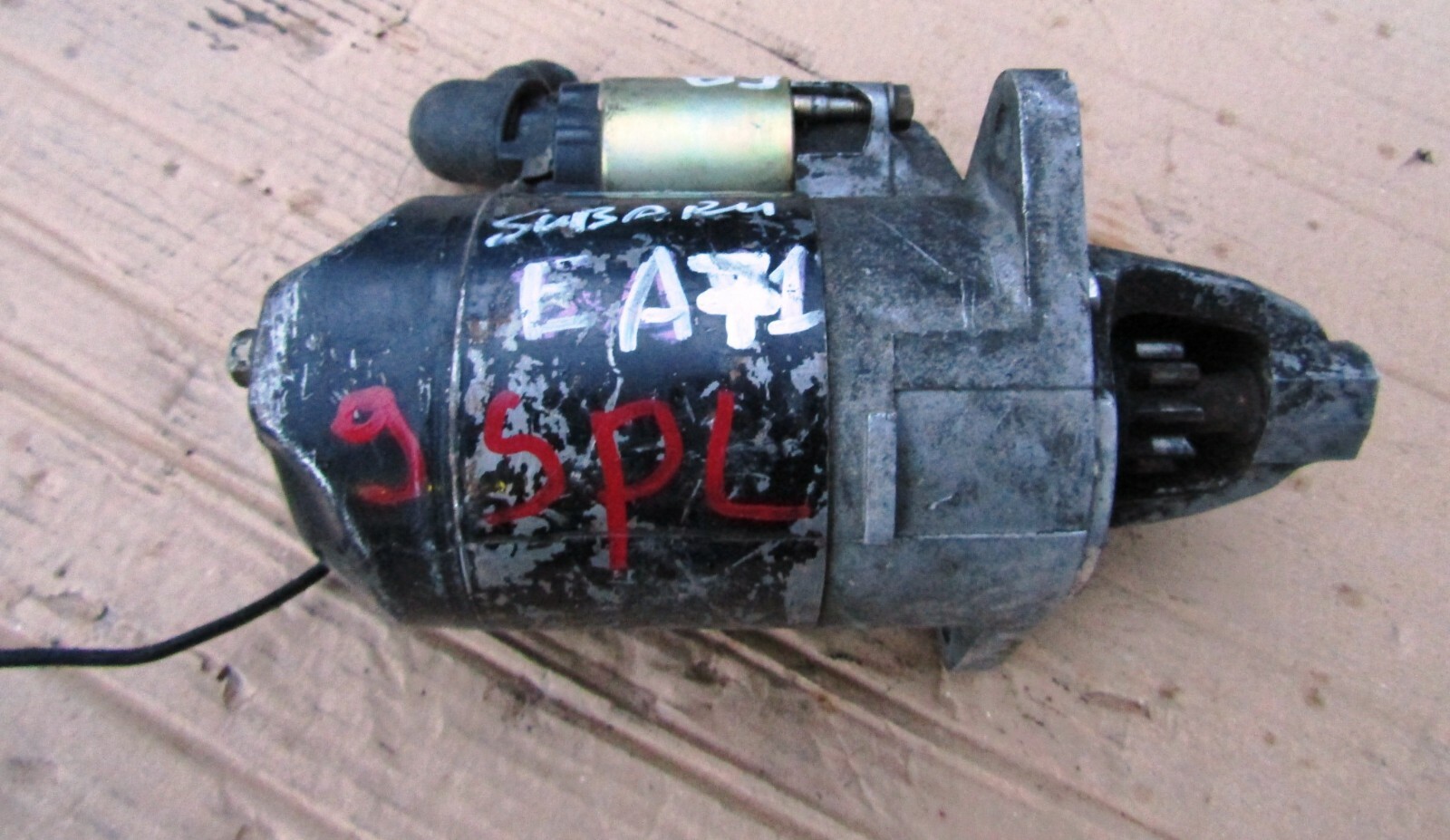 23300AA000 & 128000-1200 STARTER SUBARU ENGINE EA71 WITH 9 SPLINES ...