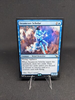 MTG Steamcore Scholar 71 Murders At Karlov Manor Magic | eBay