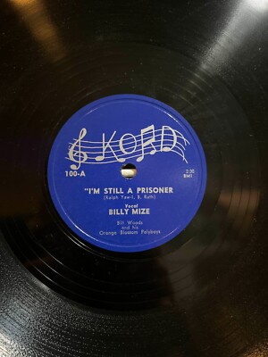78 rpm Billy Mize KORD 100 in EE- (Bakersfield country) RARE | eBay