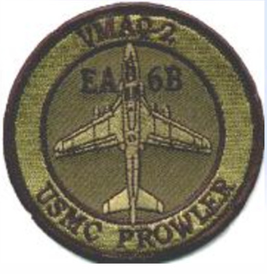 3" MARINE CORPS VMAQ-2 PROWLER SUBDUED EMBROIDERED PATCH | eBay