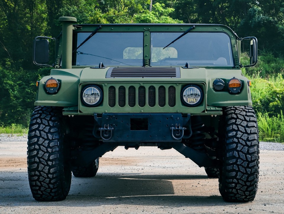 New Black LED Front Amber Turn Signal Parking lights 24V for Humvee ...