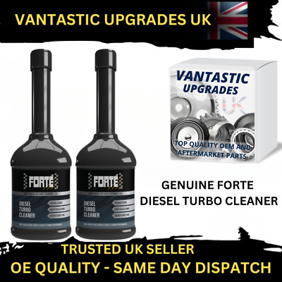 FORTE DIESEL TURBO CLEANER 2x 400 ML BOTTLES -100% GENUINE FORTE ...