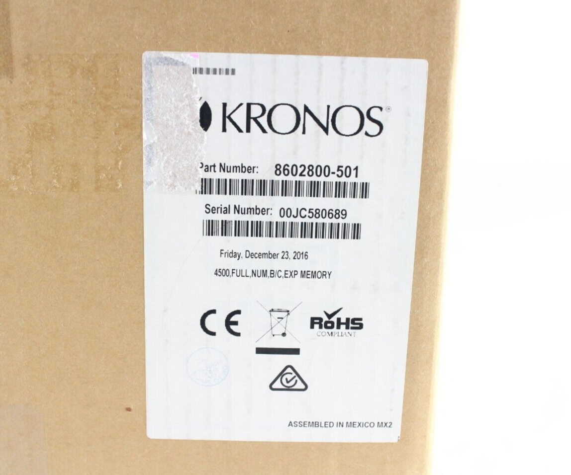 Kronos 4500 Digital Badge Time Clock - Black for sale online | eBay