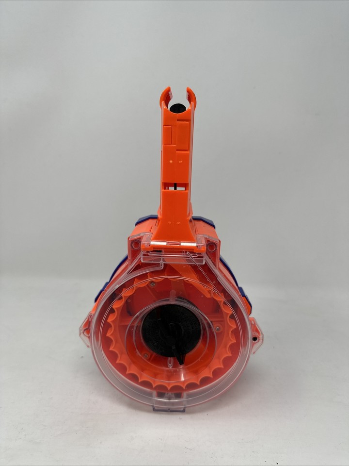 NERF Gun 30 Round Ammo Drum N-STRIKE ELITE Blue Orange Clip Magazine ...