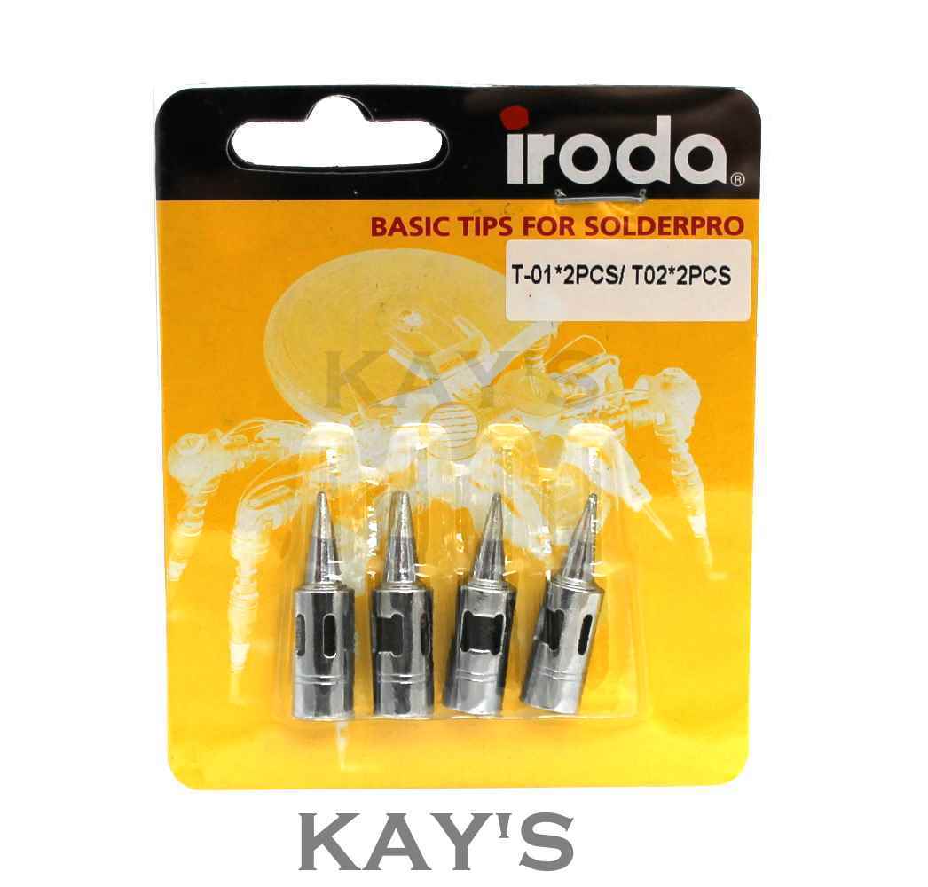 Pro Iroda Pack Of 4 Soldering Tips For Solderpro 50 & 70 Soldering ...