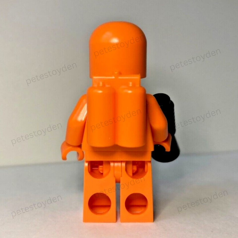 *NEW* REAL LEGO Classic Orange Spaceman Helmet Air Tank Minifigure and ...