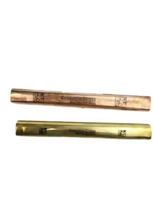 Copper Geopathic Stress Rod and Brass Geopathic Stress Rod Neutralizer ...