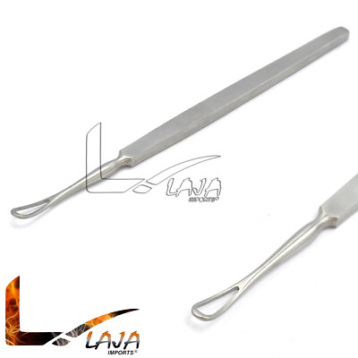 EAR WAX REMOVER MEDICAL EAR CLEANER SURGICAL STAINLESS STEEL LOOP 14cm ...