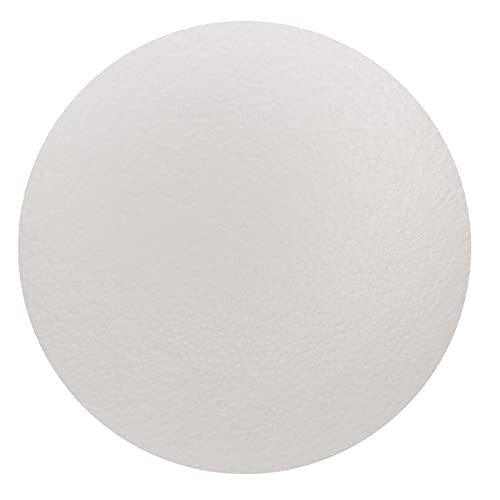 8 Inch 10-Pack Foam Circles for Crafts 1" Thick Polystyrene Round Foam ...