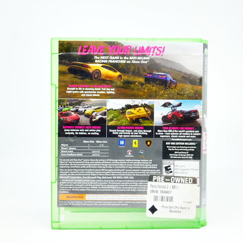 Forza Horizon 2 (Microsoft Xbox One, 2014) Complete Ex NM Disc ...