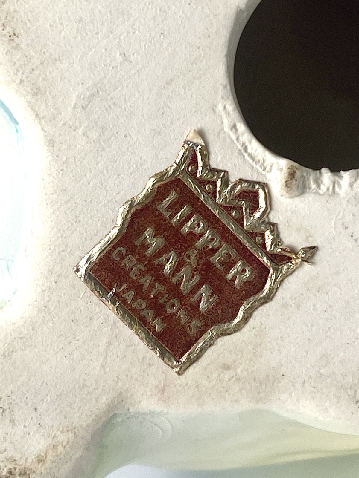 Lipper Mann Cat Figurine 1950s Japan Ceramic Blue Yellow Striped Bow ...