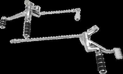 Chrome Forward Control Kit w/ Pegs Extended +2" HD Iron 883 14-22 | eBay
