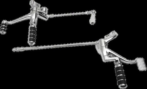 Chrome Forward Control Kit w/ Pegs Extended +2" HD Iron 883 14-22 | eBay