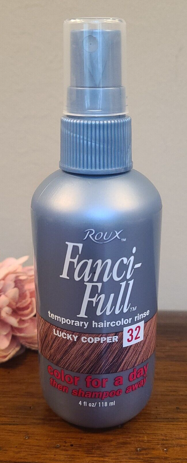 (1) Roux Fanci Full Temporary Hair Color RINSE SPRAY 32 LUCKY COPPER 4 ...