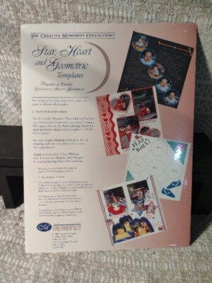 Creative Memories Stars Hearts Geometric Templates Shapes Stencils ...