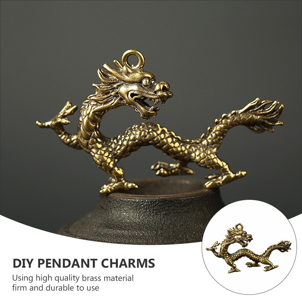 2 Pcs Pure Brass Key Ring Pendants Car Key Hangings Decorative Bag ...