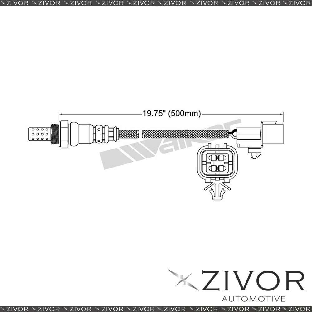 New NGK Post Catalytic Oxygen Sensor For Hyundai Getz 1.4 G4EE 4 Cyl # ...