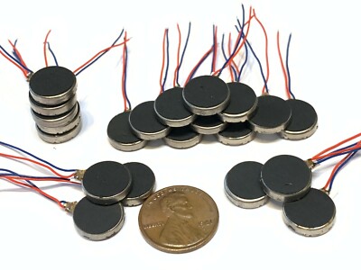 20 Pieces Vibration coin Vibrating motor 12mm small brushless 1400rpm ...