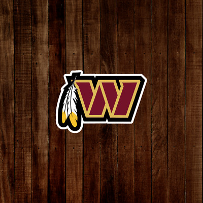 Washington Football Team Redskins Sticker - Decal for Car, Laptop, Phon ...