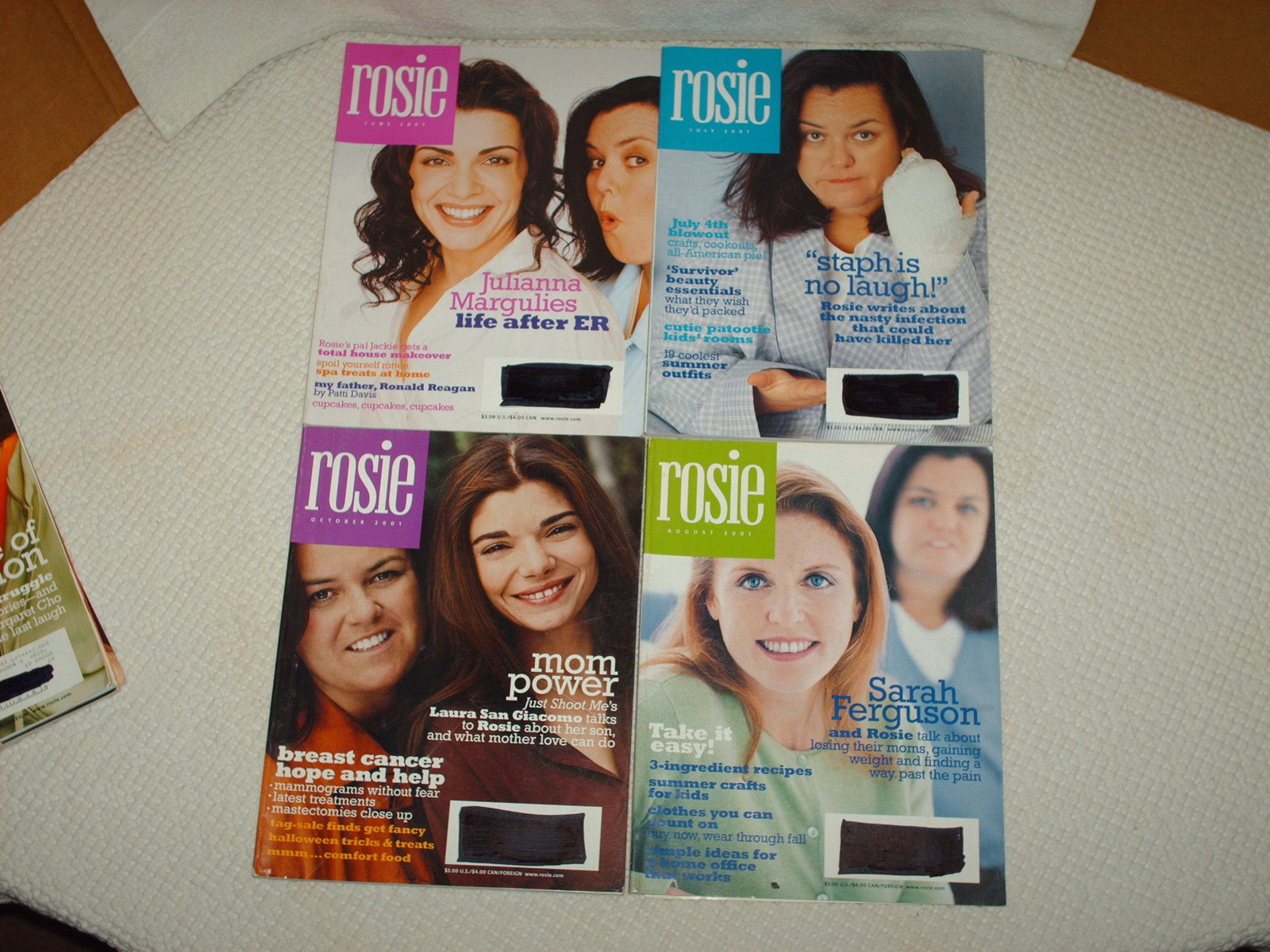 7 Issues of Rosie Magazine 2001 | eBay