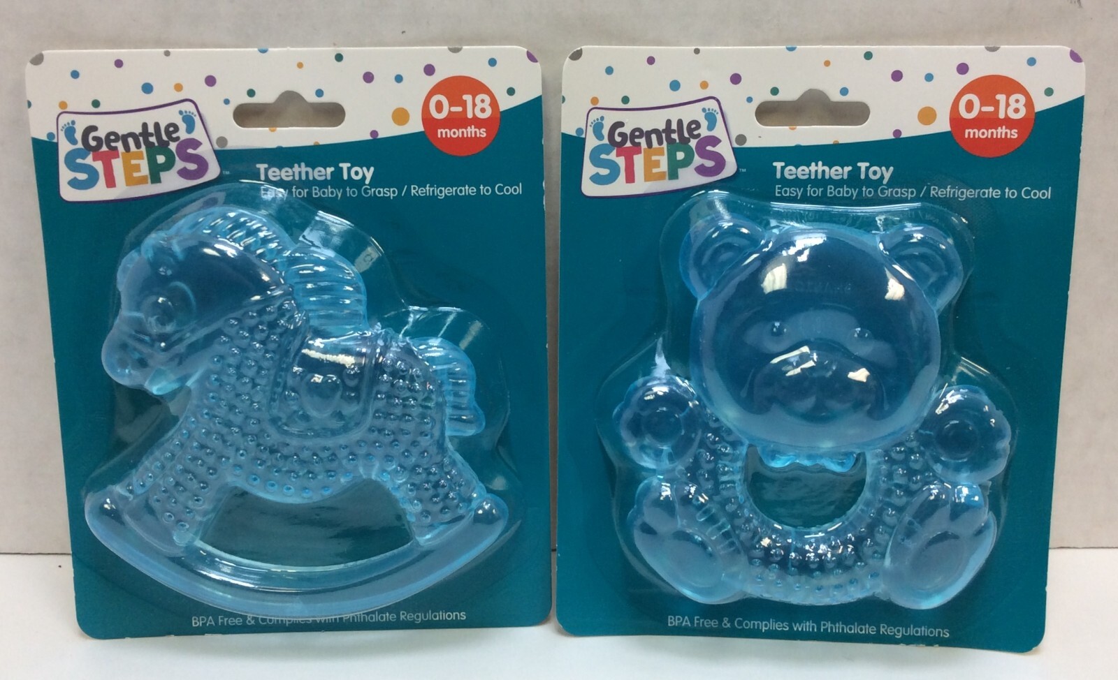 Gentle Steps Teether Toy, 0-18 Months, Blue, Lot of 2, Free Shipping | eBay