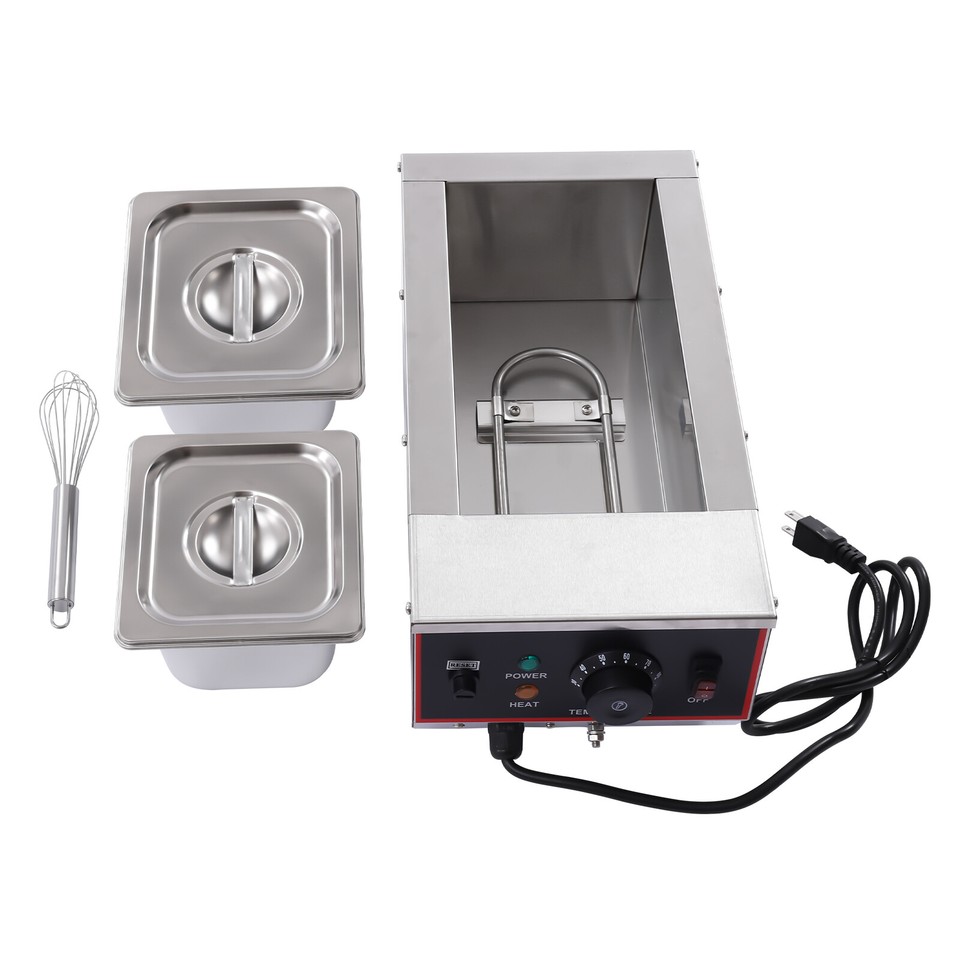 Silver Commercial Chocolate Melting Machine Stainless Steel Water Bath ...