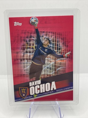 2022 Topps MLS Red Parallel David Ochoa 177 # /10 Real Salt Lake Liga ...
