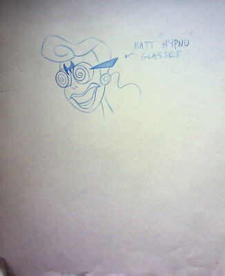 Beetlejuice 1989 Production Chris LaBonte Hand Drawn Character Model ...