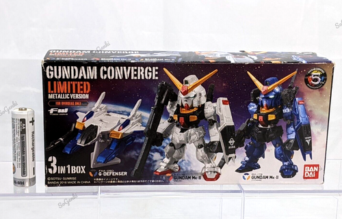 Gundam Converge G-Defender + Gundam Mk-II + Titans 3 in 1 Metallic ...