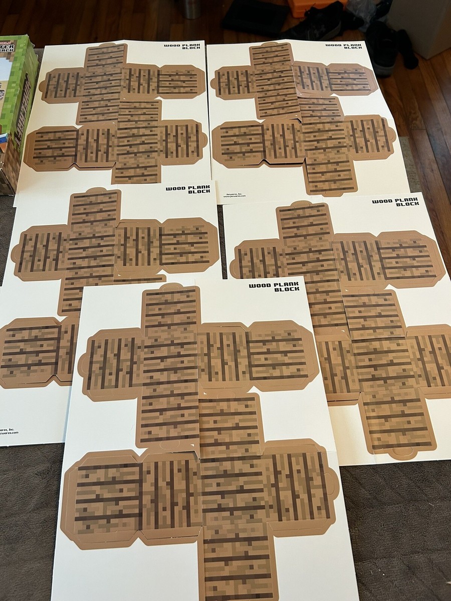 Minecraft Papercraft Wooden Planks