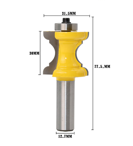 1/2 inch Shank Crown Molding Router Bit Blades Set Milling Cutter Tool ...