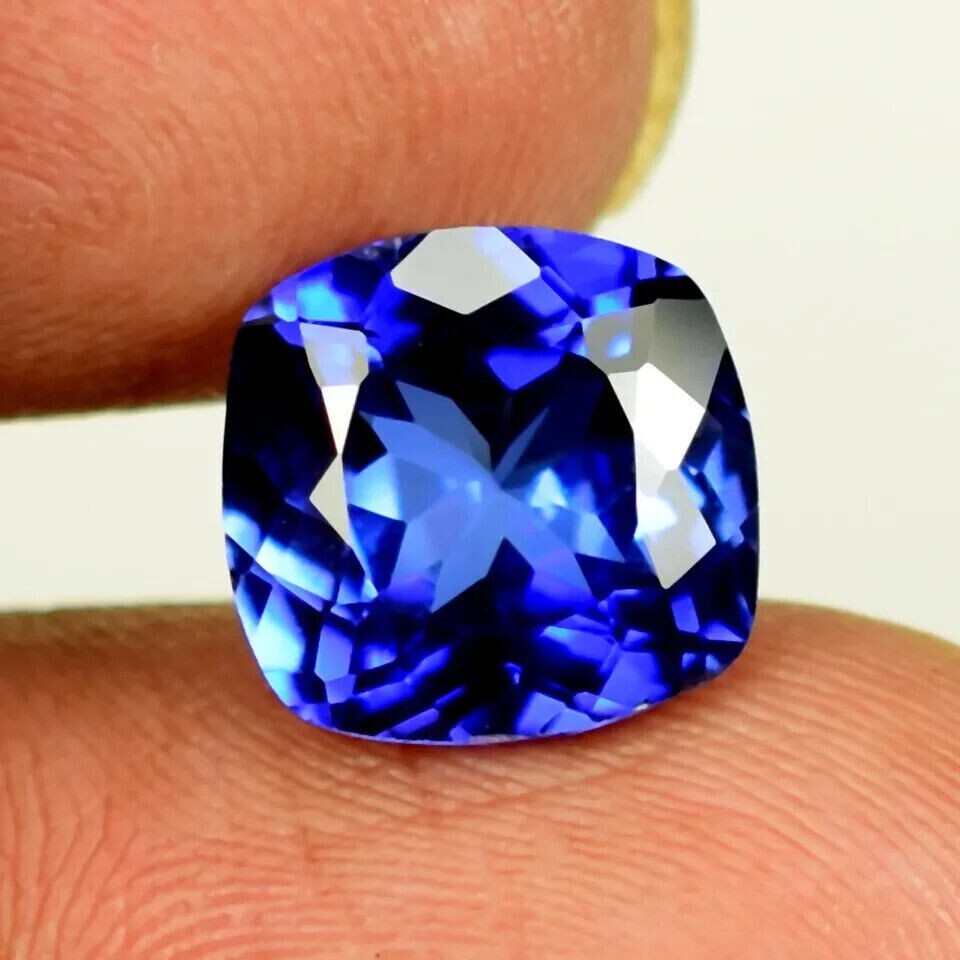 16 Ct+ Natural Fine Blue Sapphire Flawless Certified Round Cut Loose ...