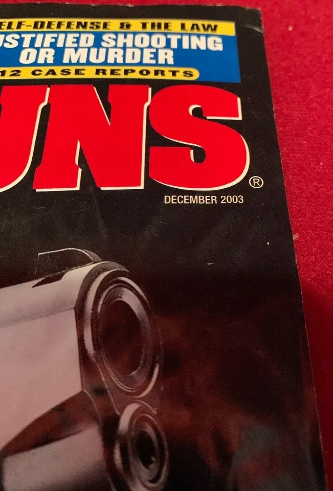 COMBAT HANDGUNS MAGAZINE December 2003 GOOD CONDITION | eBay