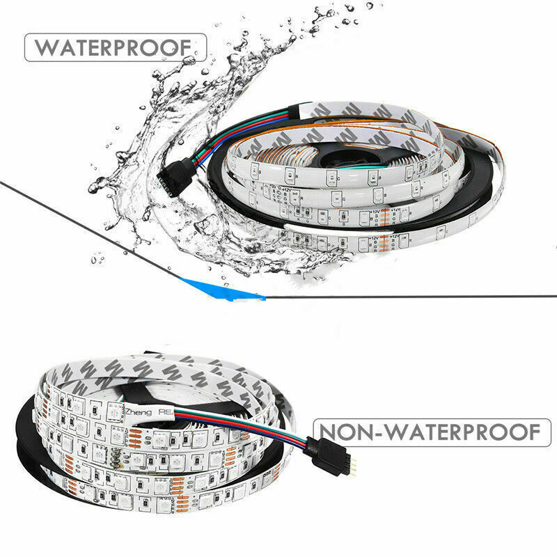 5M/10/15M LED Strip Light 5050 SMD RGB 60Leds/m Waterproof Bluetooth ...