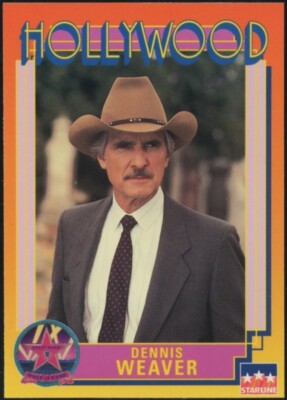 1991 Starline Hollywood Dennis Weaver Actor #45 | eBay