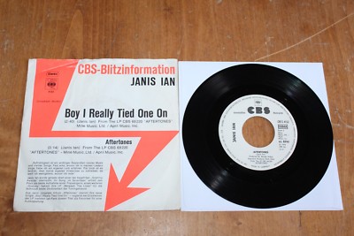 Janis Ian - German 7" promo / Boy I Really Tied One On 1976 | eBay