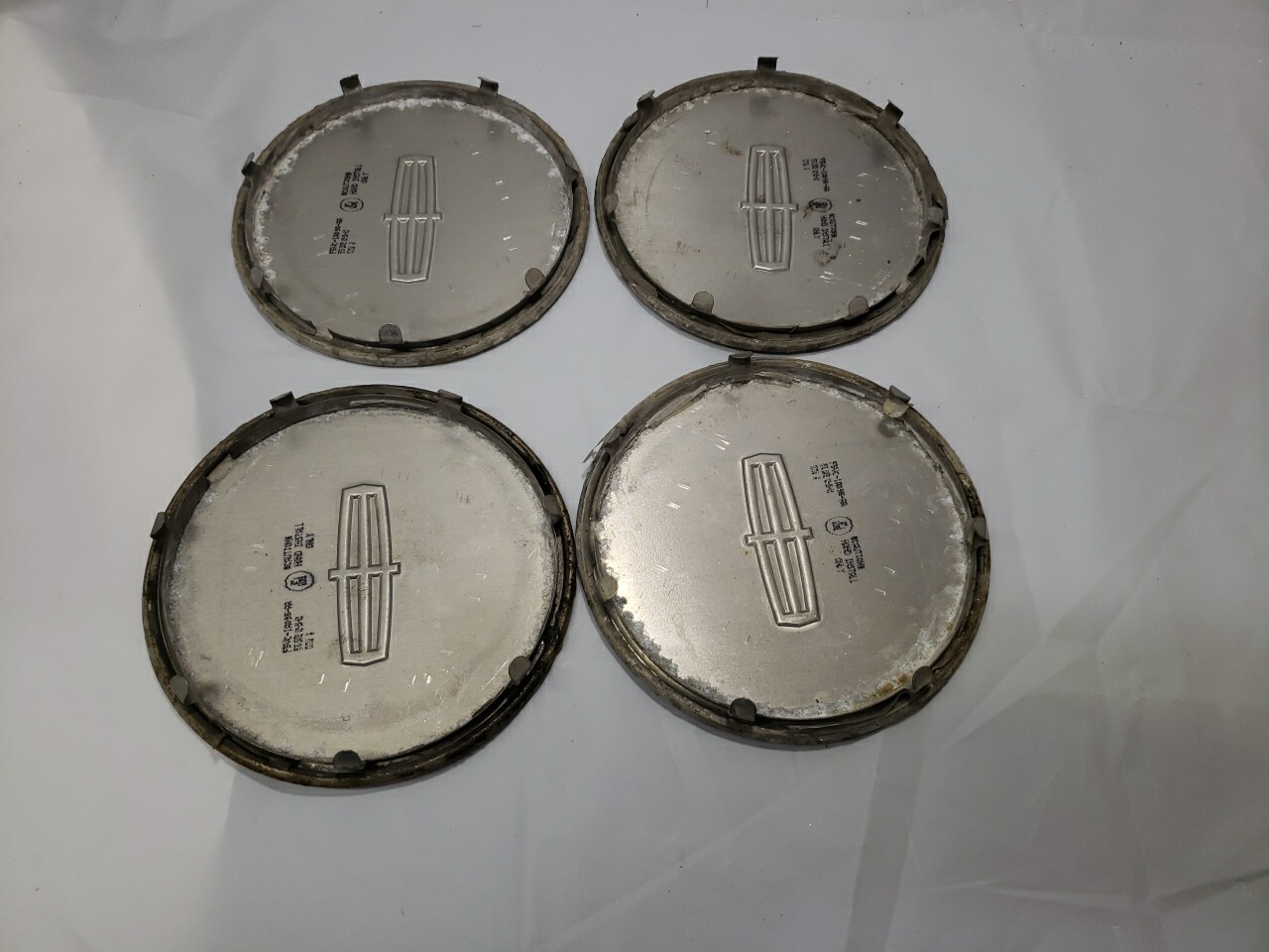 Set Of 4 1998-2002 Lincoln Continental Wheel Center Cap OEM Ford Hub ...