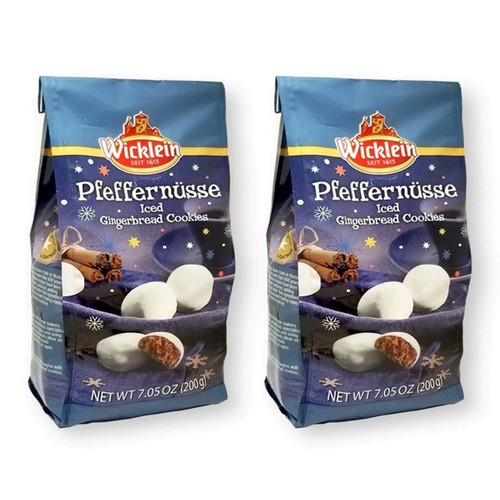 Wicklein Pfeffernusse Iced Gingerbread Cookies 7.05 Oz. (Pack of 2 ...