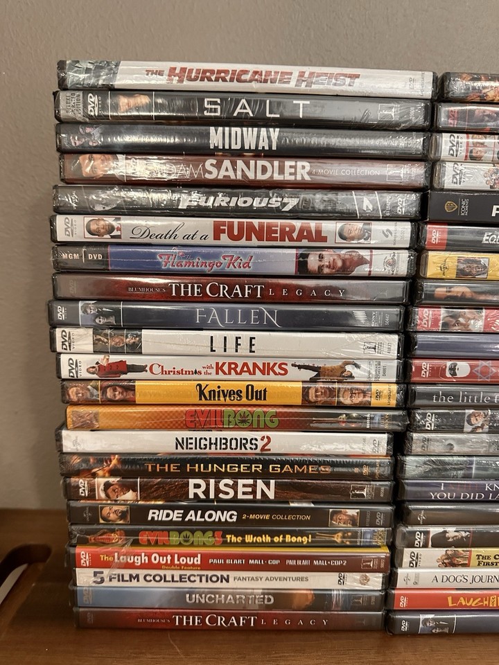 Huge Lot Of 65 NEW SEALED DVDs. FREE SHIPPING.. | eBay