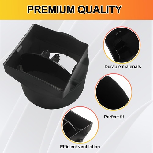 S97014185 Damper Duct Connector 4" Fit for Broan Nutone Ventilation Fan ...