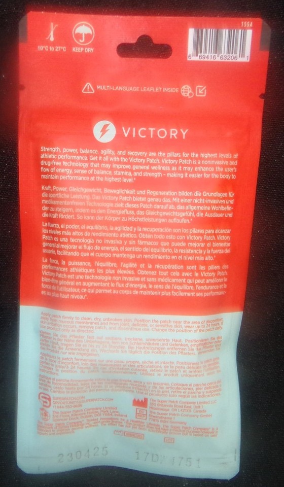 The Super Patch: VICTORY - 28 Patches "Athletic Performance Like Never ...