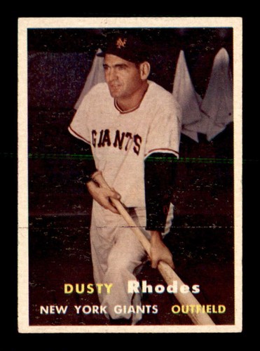 1957 Topps #61 Dusty Rhodes EX X2800207 | eBay